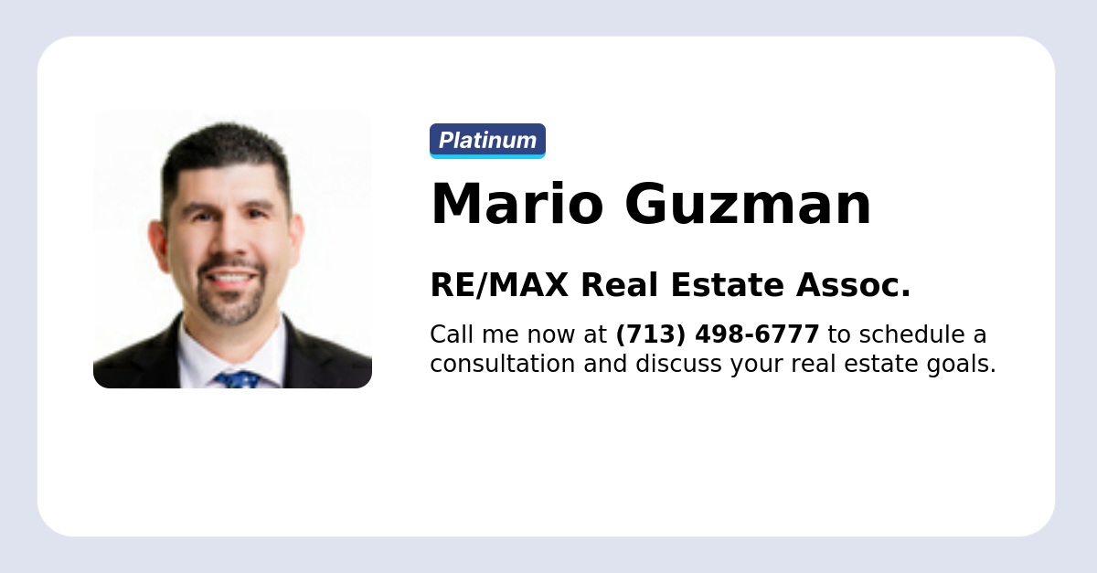 Platinum Real Estate Agent - Mario Guzman