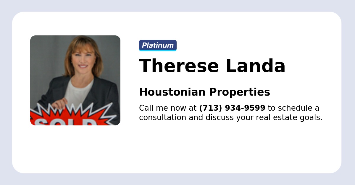 Platinum Real Estate Agent - Therese Landa