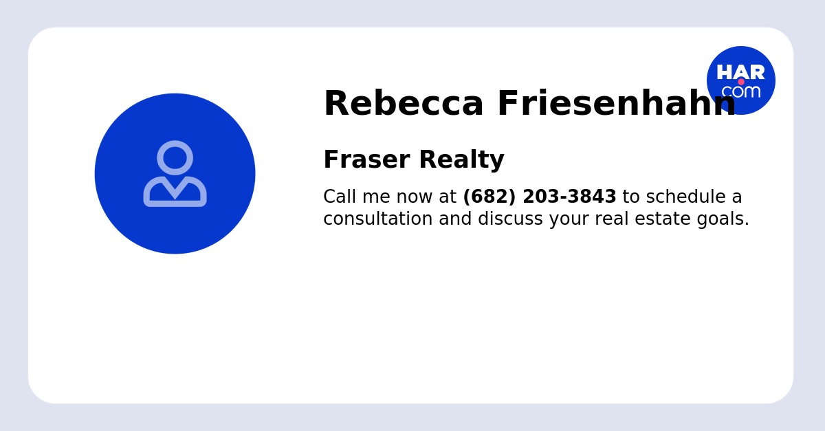 Rebecca Friesenhahn, TX Real Estate Agent - HAR.com