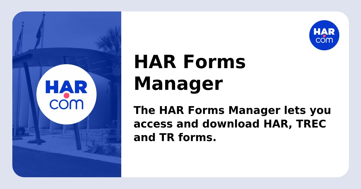HAR Forms Manager - HAR.com