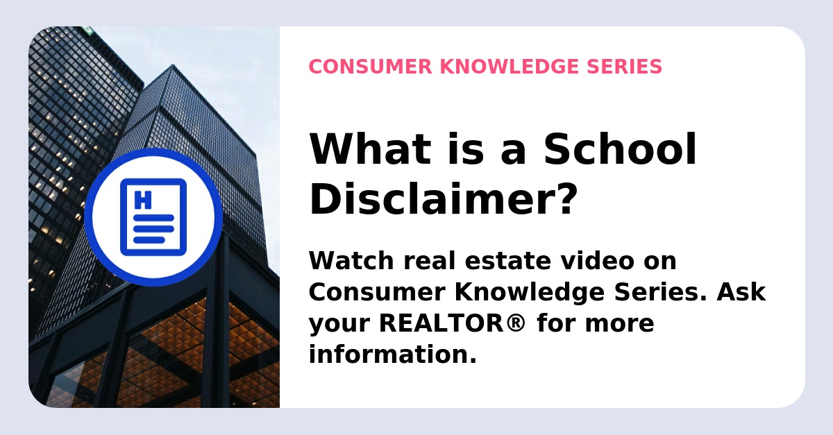 What is a School Disclaimer? - Demo Demo