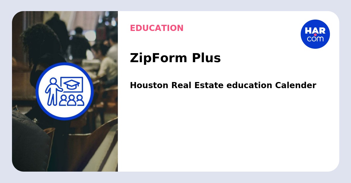 ZipForm Plus - HAR.com