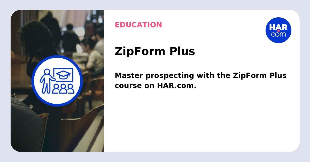 ZipForm Plus - HAR.com