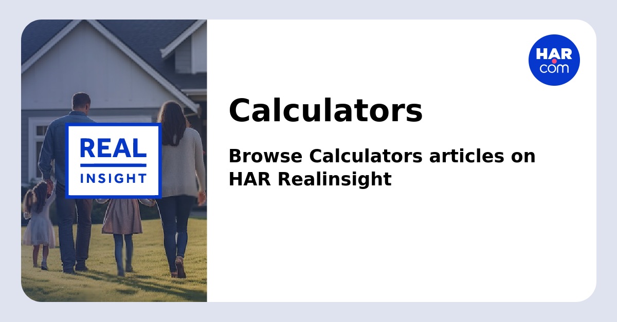 Calculators - HAR.com