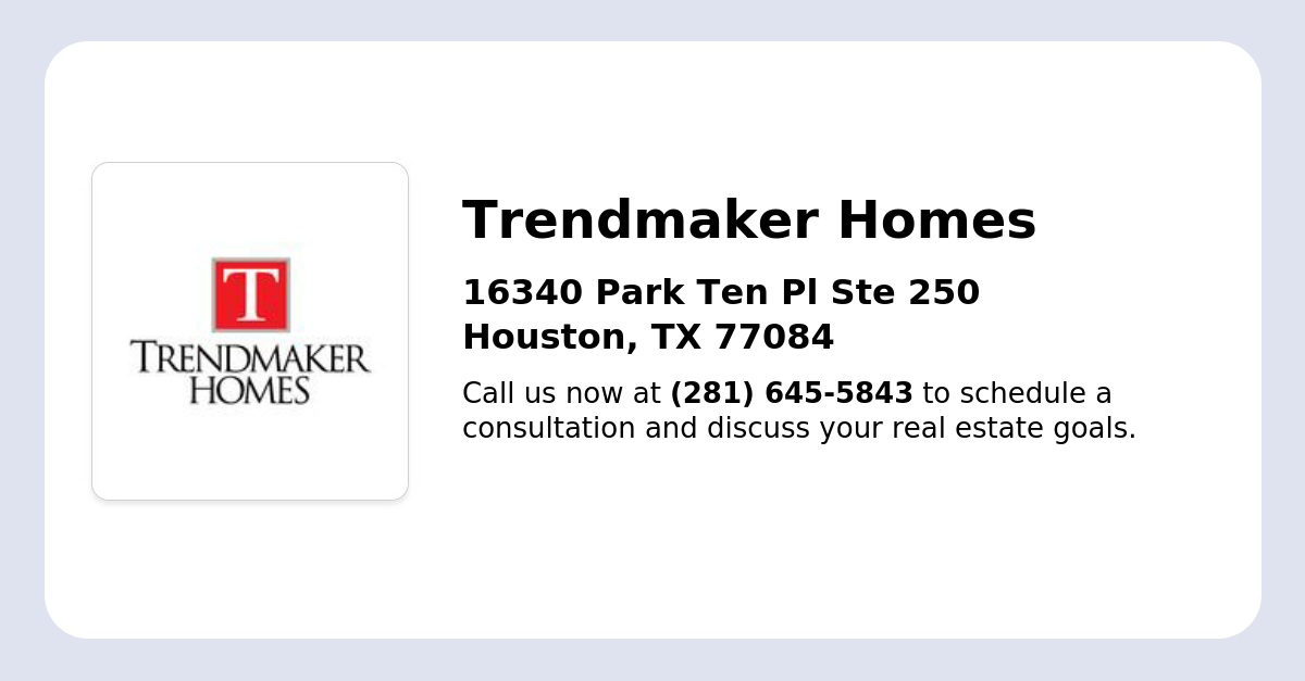 Home - Trendmaker Homes