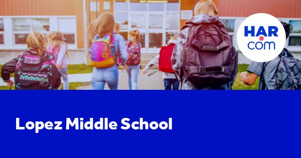 Lopez Middle School San Antonio, TX - HAR.com