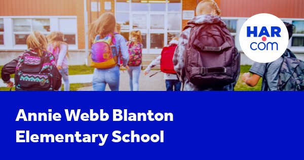Annie Webb Blanton Elementary School Dallas, TX - HAR.com