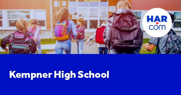 Kempner High School Sugar Land, TX - HAR.com