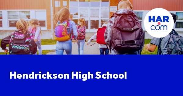 Hendrickson High School Pflugerville, TX - HAR.com